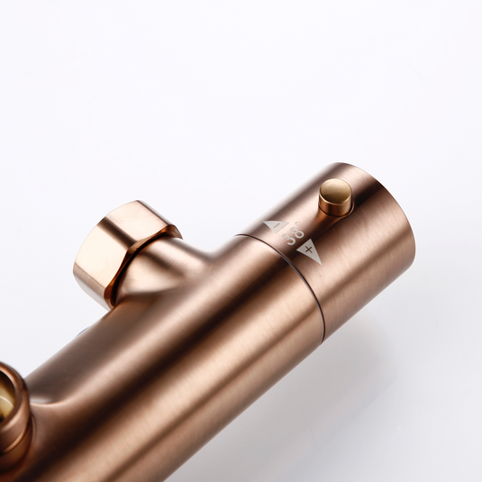 Colonne de douche or rose brossé – Agostini